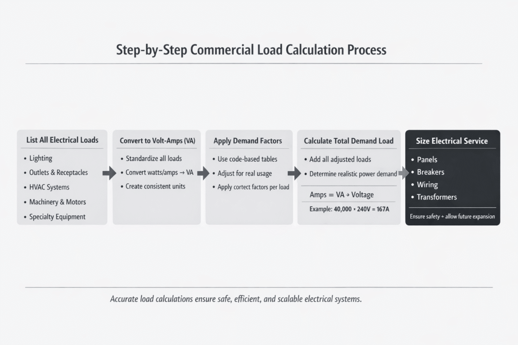 Commercial Electrical Load Calculation Explained (With Examples)
