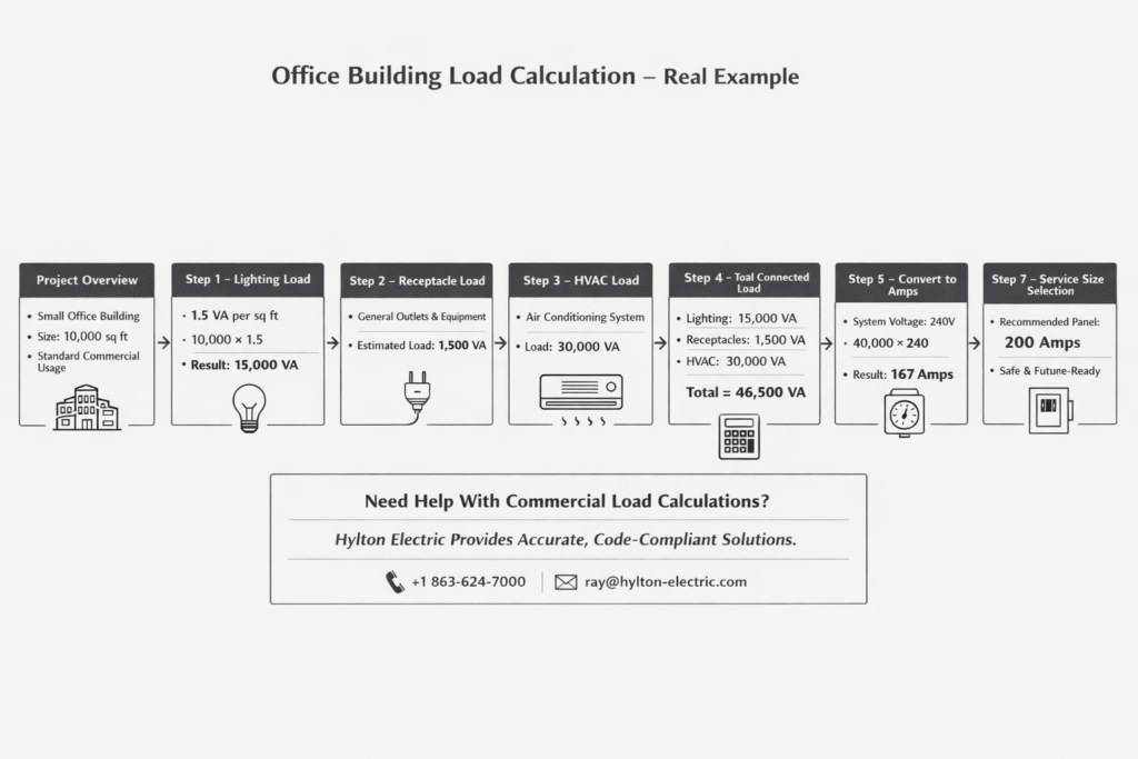 Commercial Electrical Load Calculation Explained (With Examples)